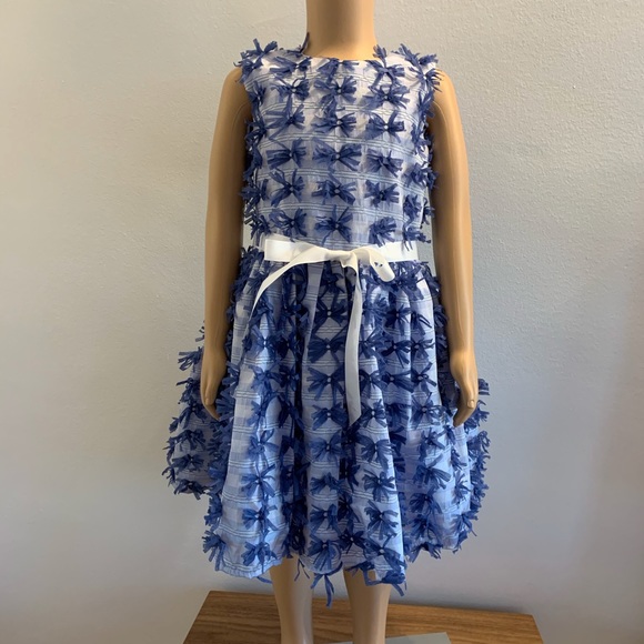 Halabaloo | Dresses | Halabaloo Little Girls Dress In Whiteblue Nwt ...